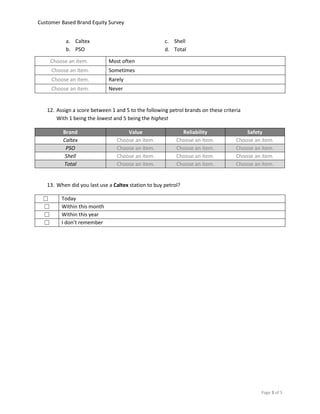 Questionnaire v2 | PDF