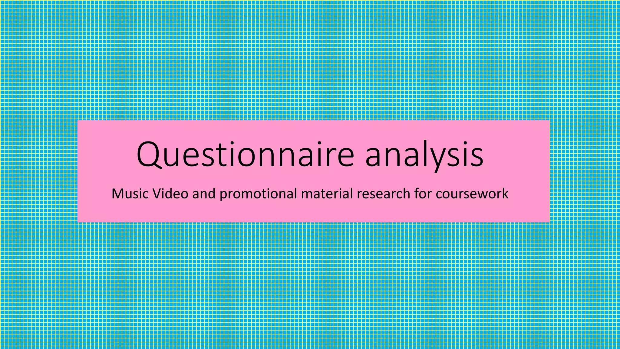 Questionnaire Analysis Powerpoint | PPT