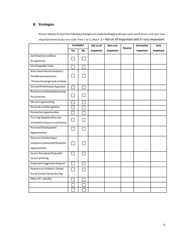 Questionnaire annexure analysis form | DOCX