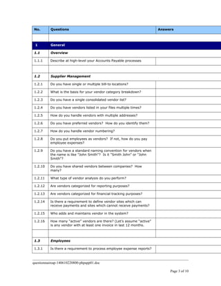Questionnaire ap | DOC