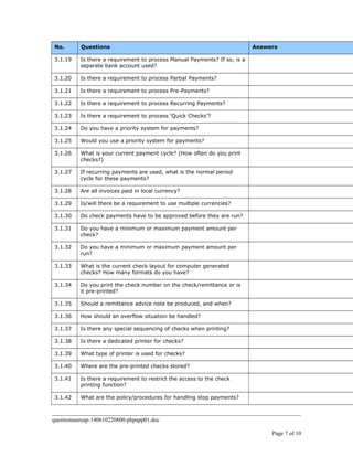 Questionnaire ap | DOC