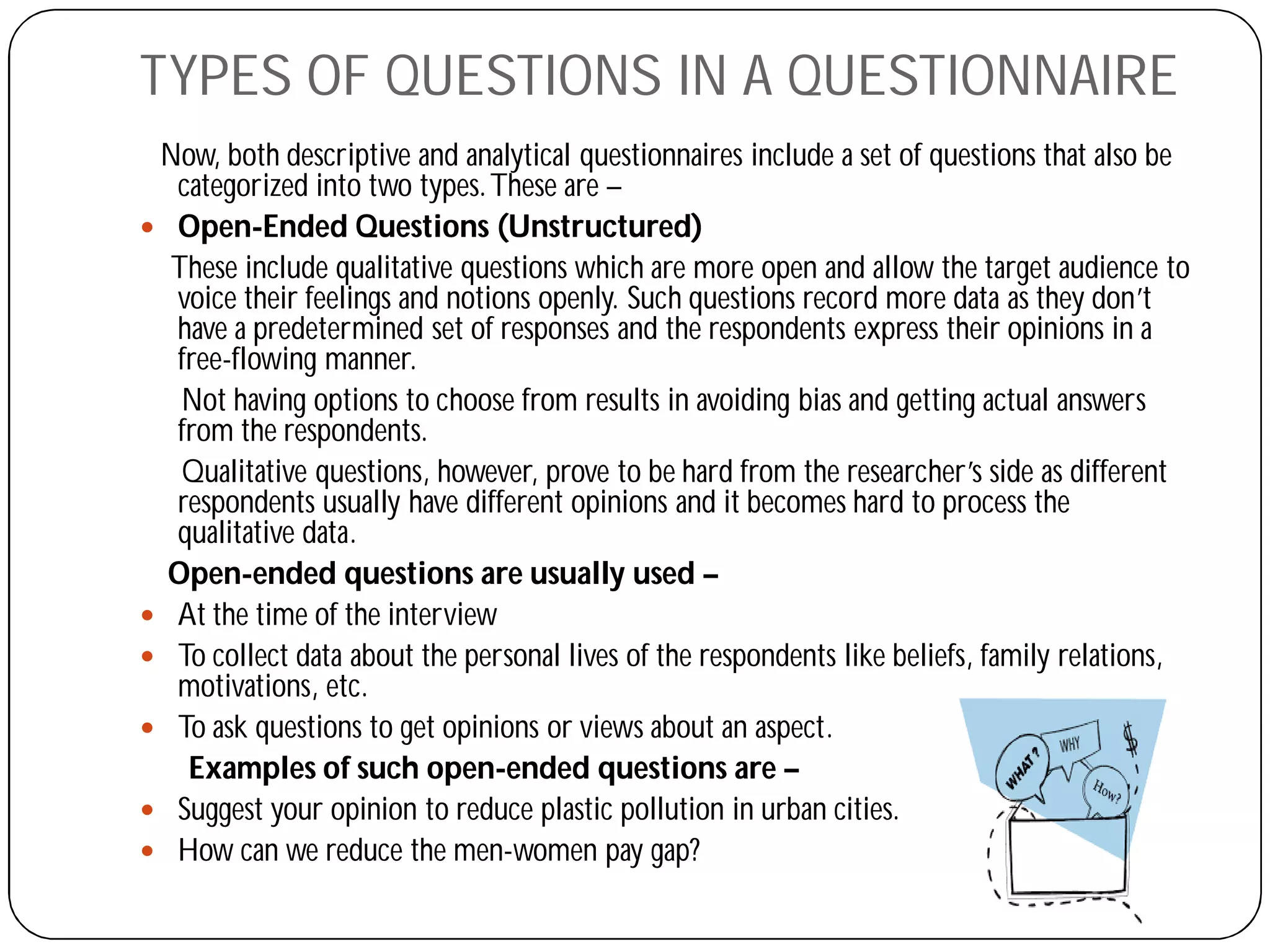 Questionnaire as a tool for assessment | PDF