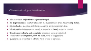 Questionnaire assigment j. emmeemol | PPT