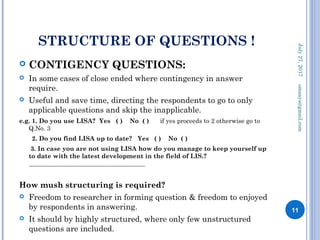 Questionnaire by op | PPT
