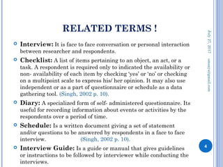 Questionnaire by op | PPT