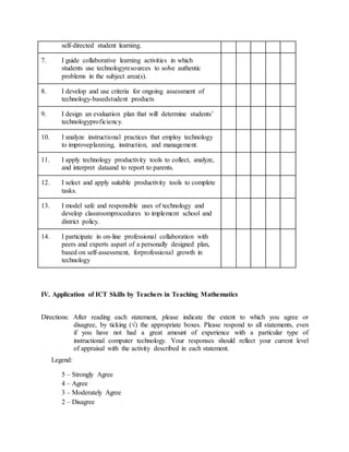 Questionnaire checklist | DOCX