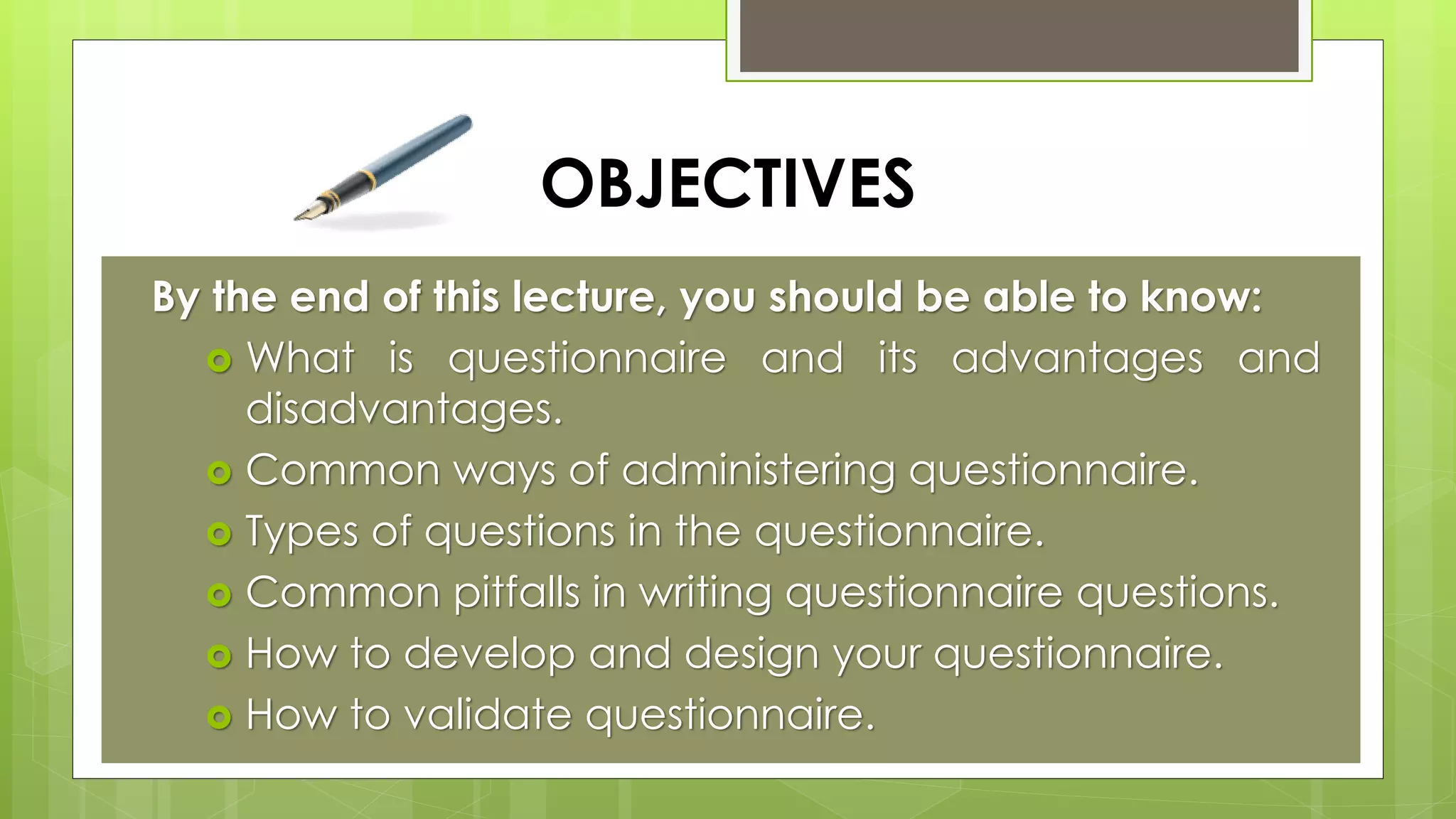 Questionnaire data collection tool dr majdi | PDF