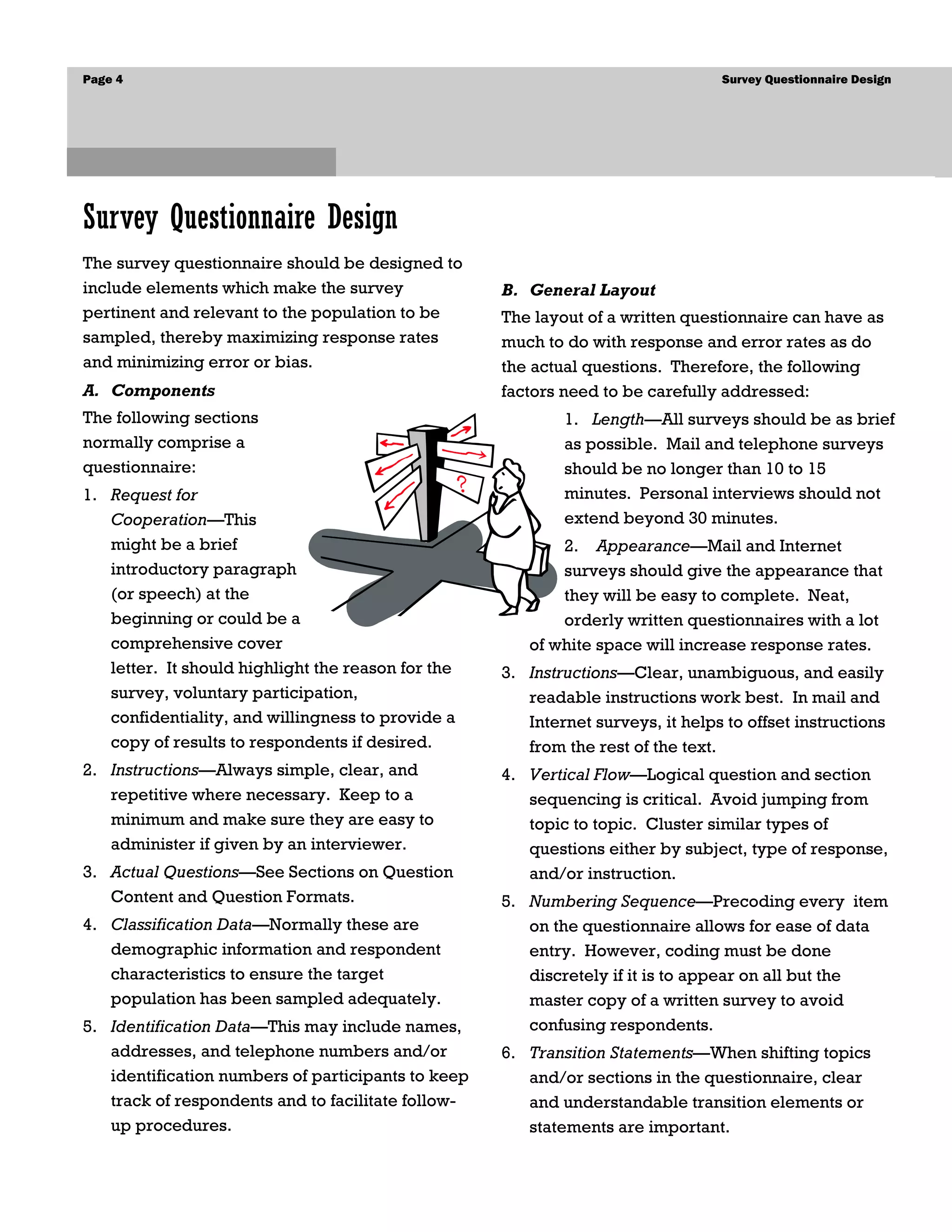 Questionnaire design | PDF