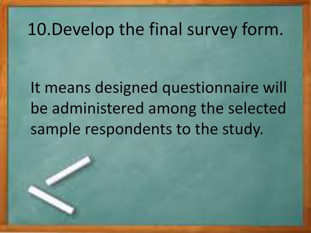 steps in Questionnaire design | PPTX | Educational Assessment | Education