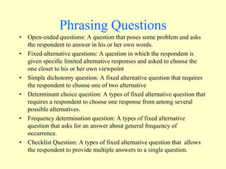 Questionnaire design | PPT