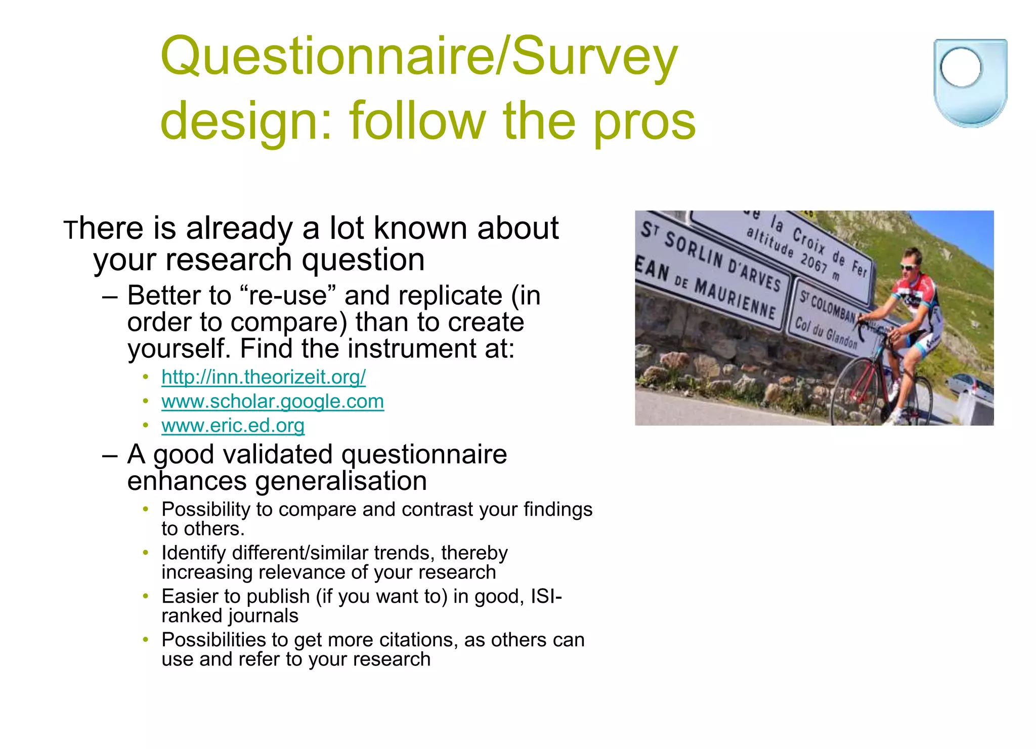 How to analyse questionnaire data: an advanced session | PPT