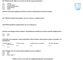 Questionnaire design for beginners (Bart Rienties) | PPT