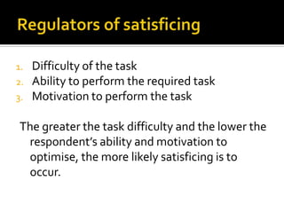 Questionnaire design | PPTX | Education