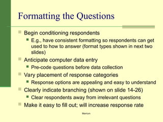 questionnaire development for research.. | PPT