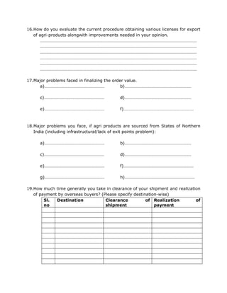 Questionnaire exporter | PDF