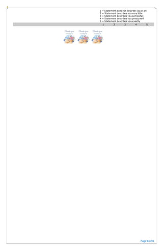 Multiple Intelligence - Dr. Terry Armstrong's Questionnaire | DOCX