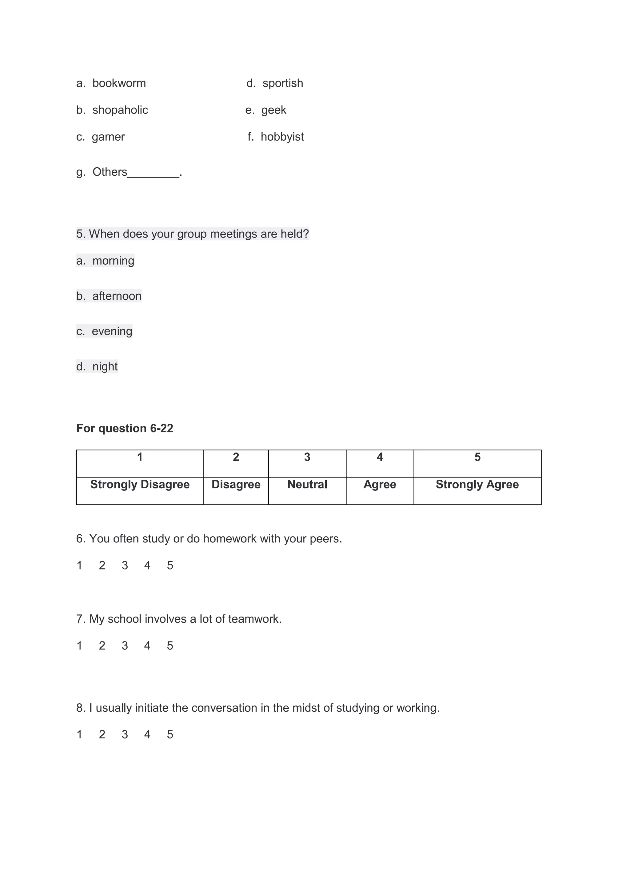 Questionnaire for approval | DOCX