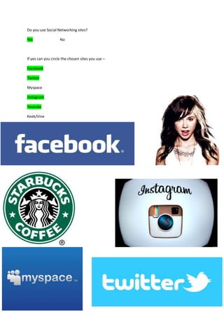 Questionnaire for Media | DOCX | Social Networking | Internet