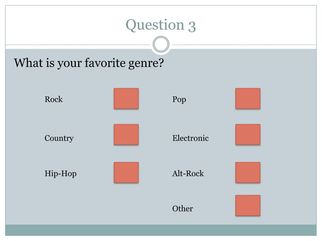 Questionnaire for poster | PPTX