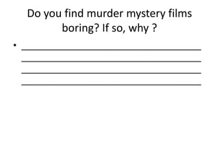 Suspect questionnaire | PPTX