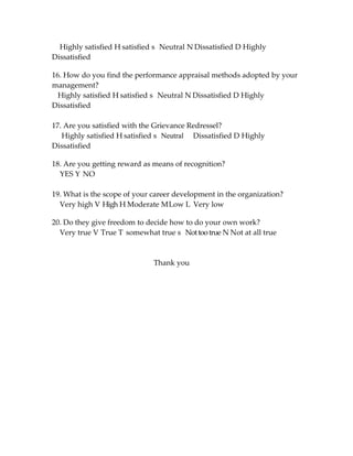 Questionnaire good | PDF