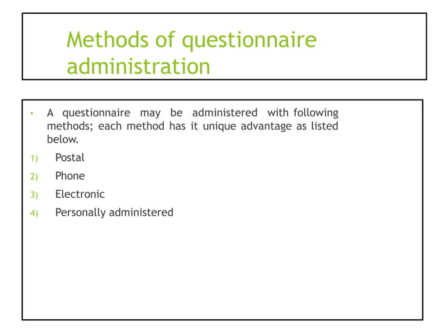 Questionnaire in Market Research.pptx | Educational Assessment | Education