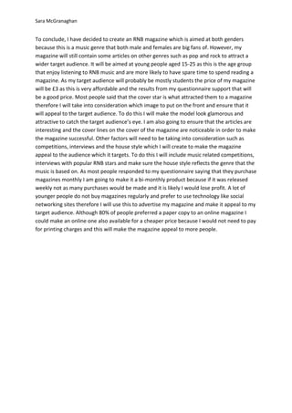 Questionnaire pie charts | DOCX
