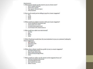 Questionnaire prep | PPT