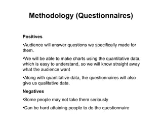 Questionnaire Presentation | PPT