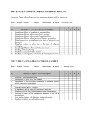 Questionnaire research method p1 | DOCX
