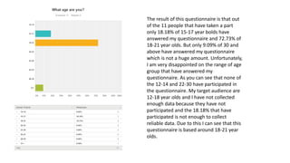 Final Project Questionnaire Result | PPT