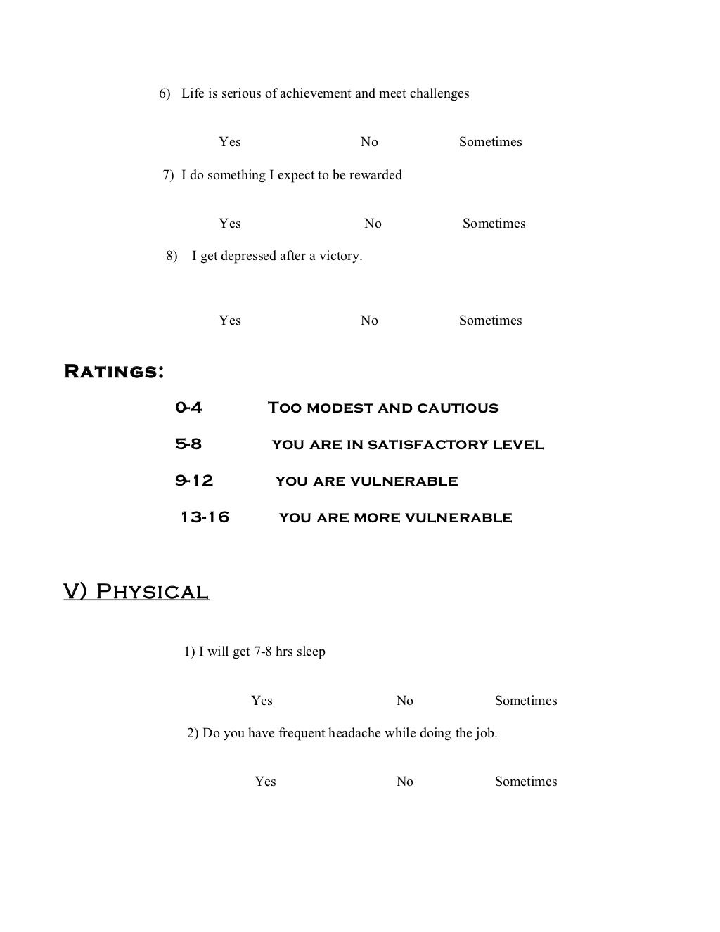 Stress Management Questionnaire stress-management-questionnaire