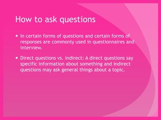 Questionnaires | PPT