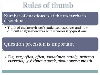 Questionnaires and surveys | PPSX