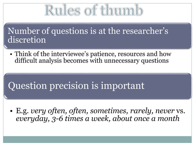 Questionnaires and surveys | PPT