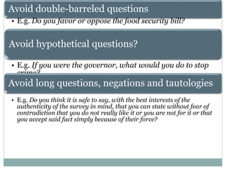 Questionnaires and surveys | PPSX