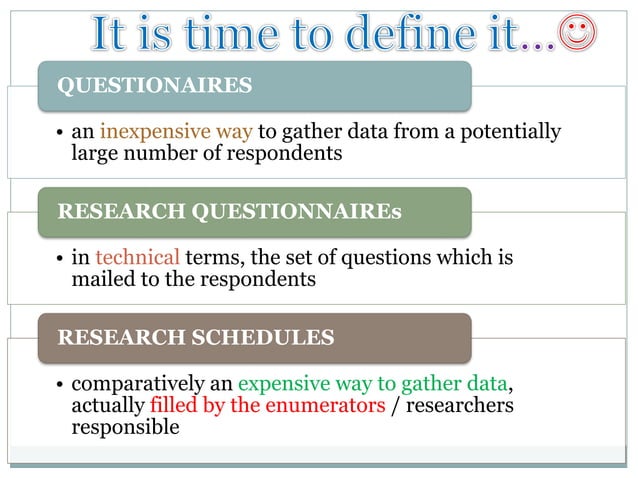 Questionnaires and surveys | PPT