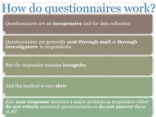Questionnaires and surveys | PPSX