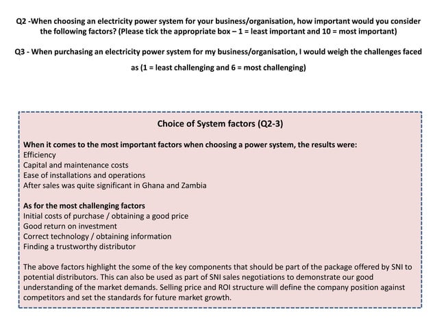 Renewable Energy Questionnaire Summary1 | PPT