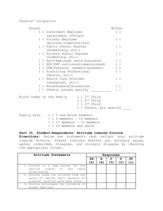 Questionnaire to print | DOCX