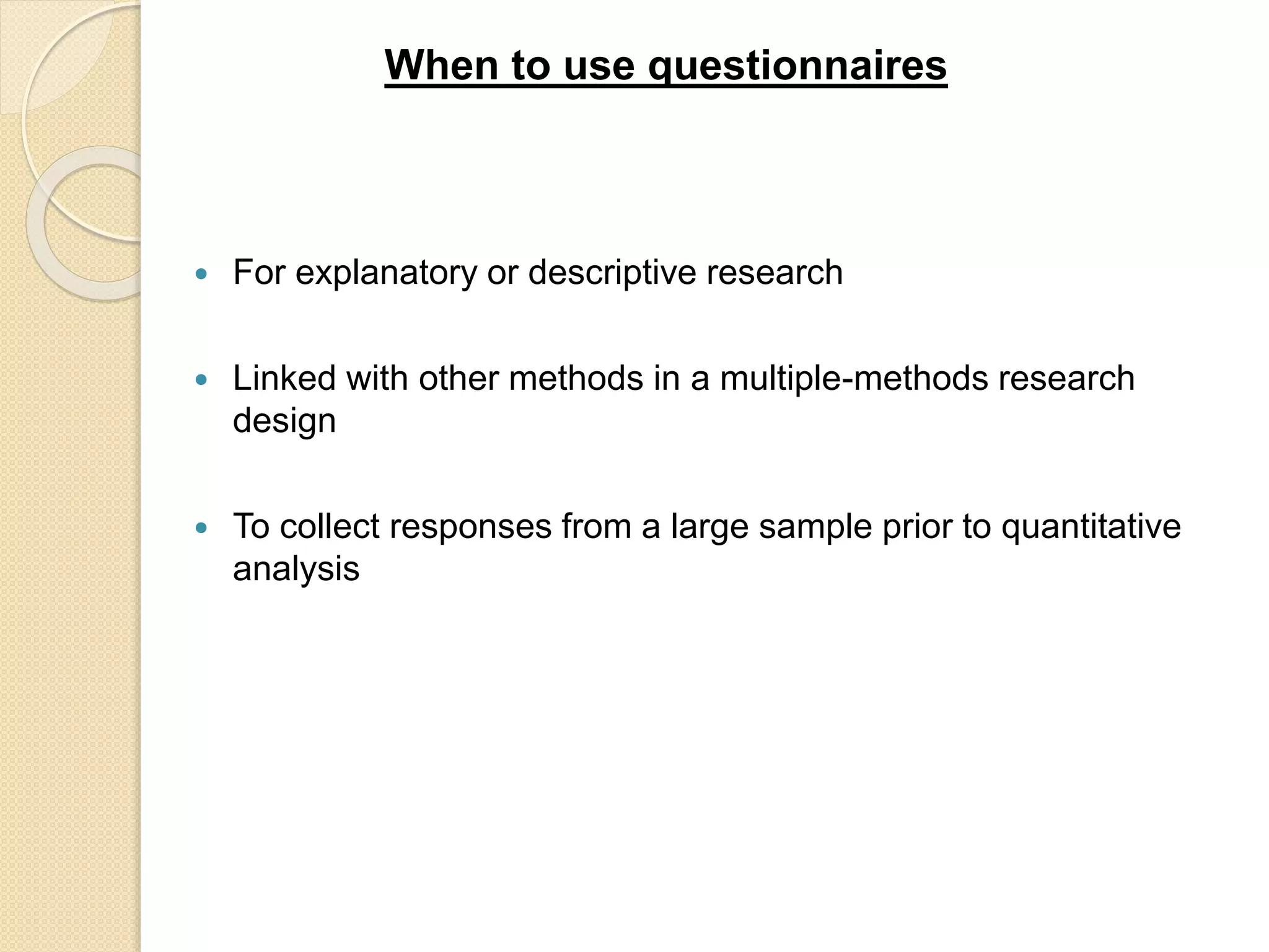 Data Collection tools: Questionnaire vs Schedule | PPTX