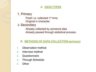 Data Collection tools: Questionnaire vs Schedule | PPTX