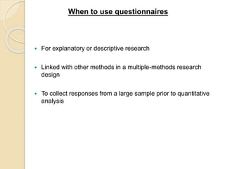 Data Collection tools: Questionnaire vs Schedule | PPTX
