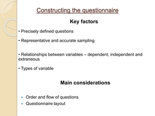 Data Collection tools: Questionnaire vs Schedule | PPTX