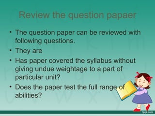Question paper | PPT