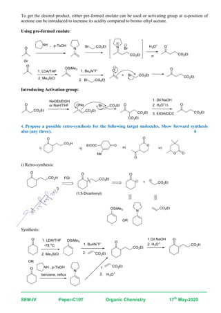 Question paper and its solution of supplementary on line test on ...