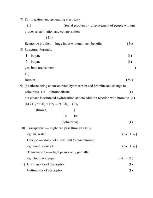 CBSE SAMPLE QUESTION PAPER SA II - SCIENCE | PDF | Chemistry | Science