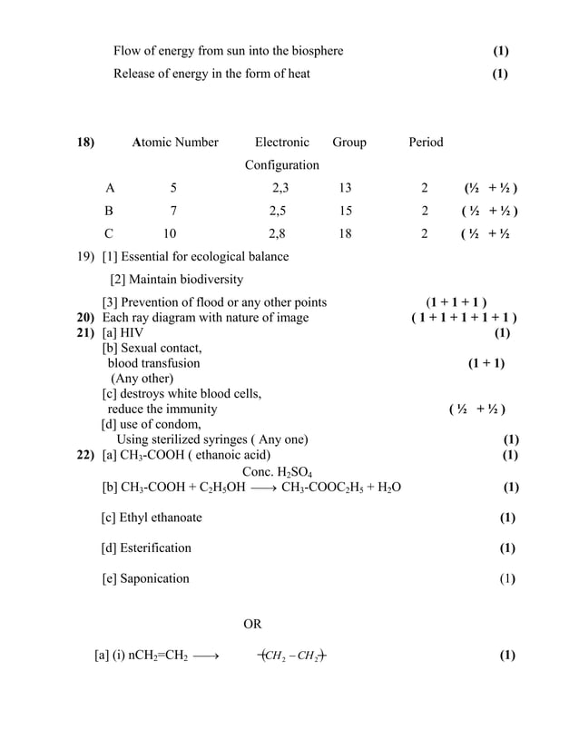 CBSE SAMPLE QUESTION PAPER SA II - SCIENCE | PDF | Chemistry | Science