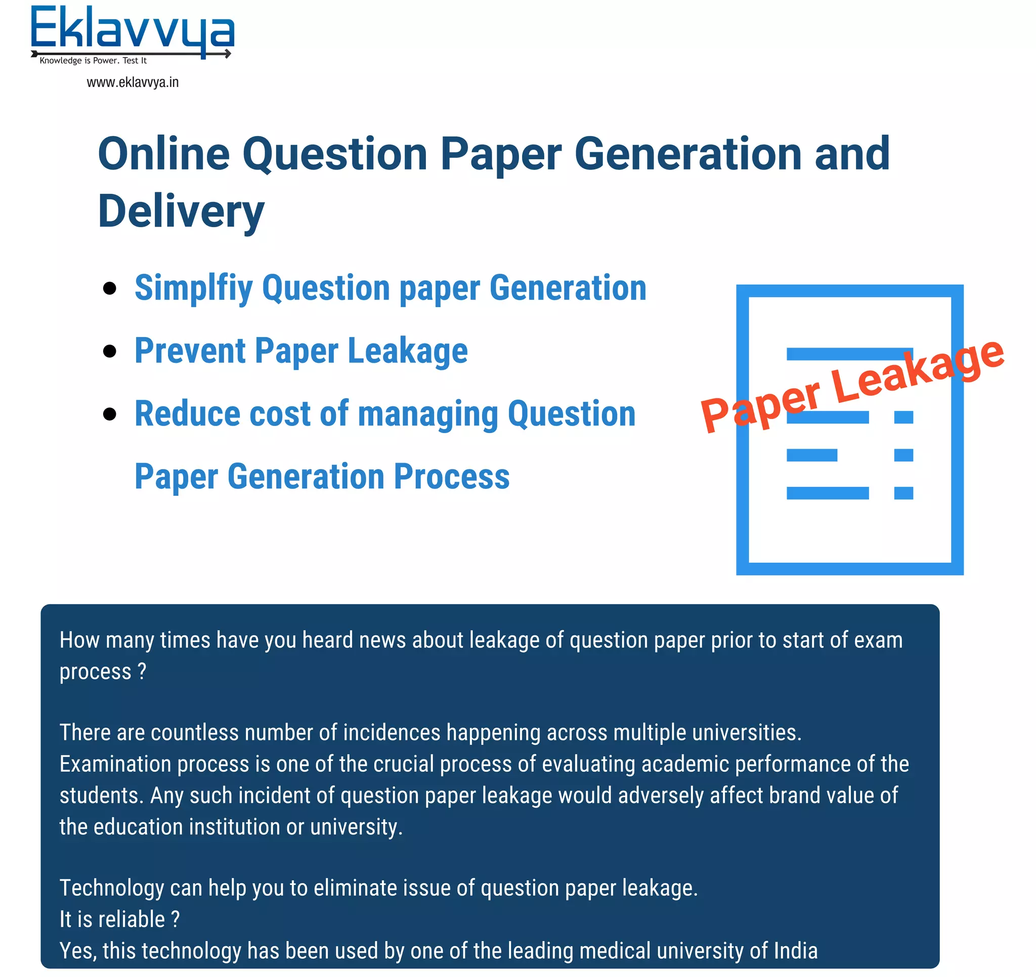 Secure Question paper generation and delivery | PDF
