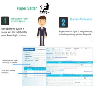 Secure Question paper generation and delivery | PDF